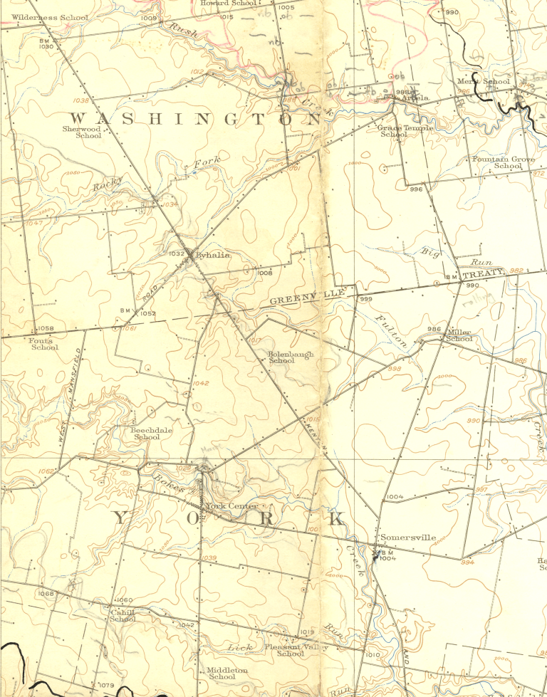 Hand-sketched Glacial Landform Maps II | Making Maps: DIY Cartography