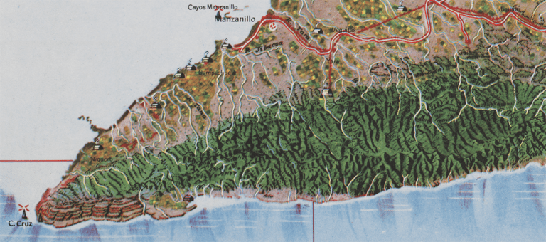 Mapa de los Paisajes de Cuba | Map of the Landscapes of Cuba | 1949 ...