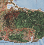 Mapa de los Paisajes de Cuba | Map of the Landscapes of Cuba | 1949 ...