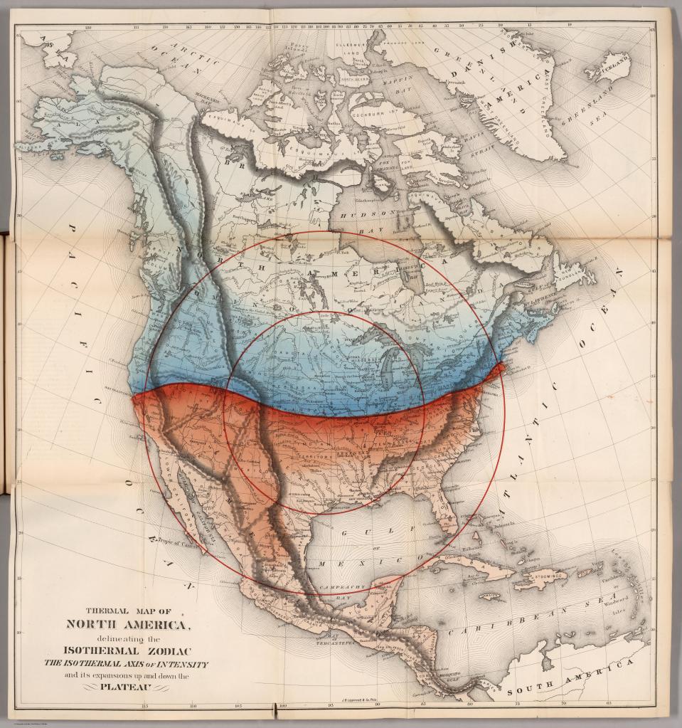 Gilpin’s Map of the Isothermal Zodiac and Axis of Intensity Round the ...